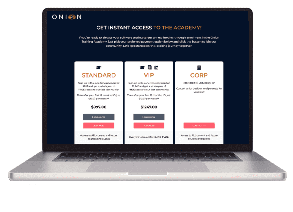 Home - Onion Training Academy